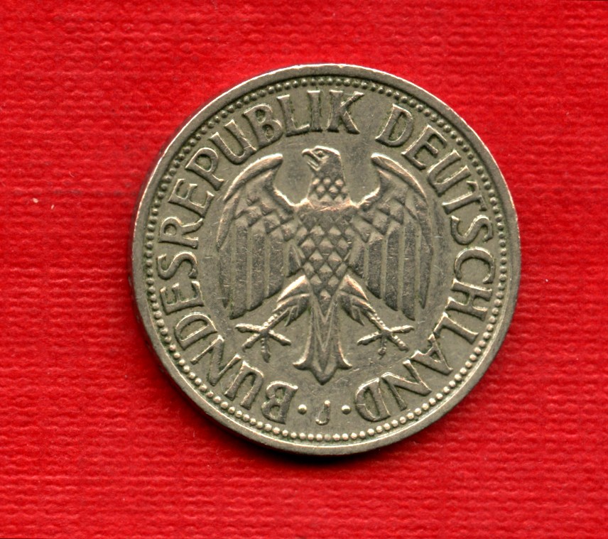 1955 J - LOTTO/M22580 - GERMANIA - 1 MARCO ZECCA J