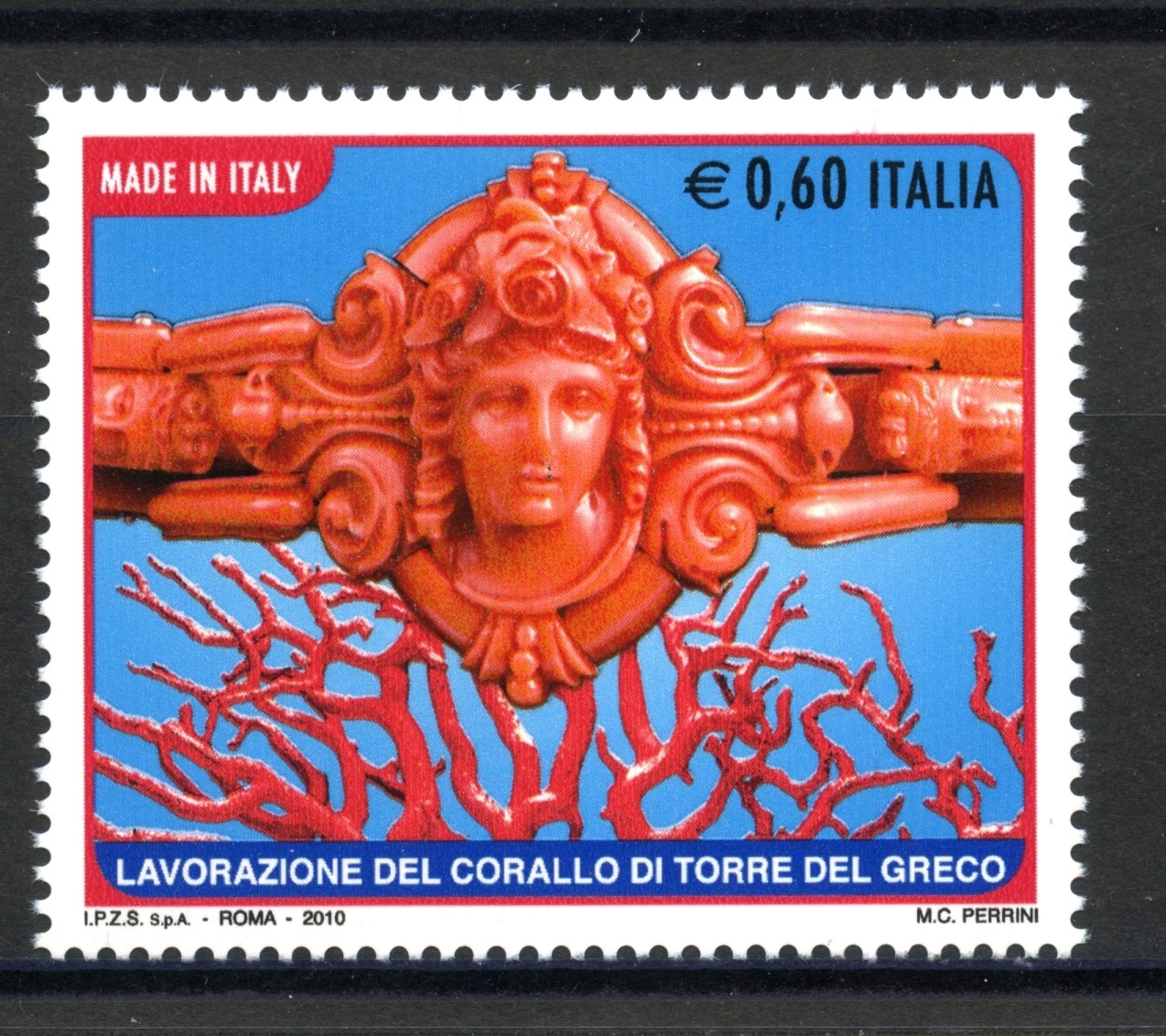 2010 - REPUBBLICA - CORALLO DI TORRE DEL GRECO - NUOVO - LOTTO/37240